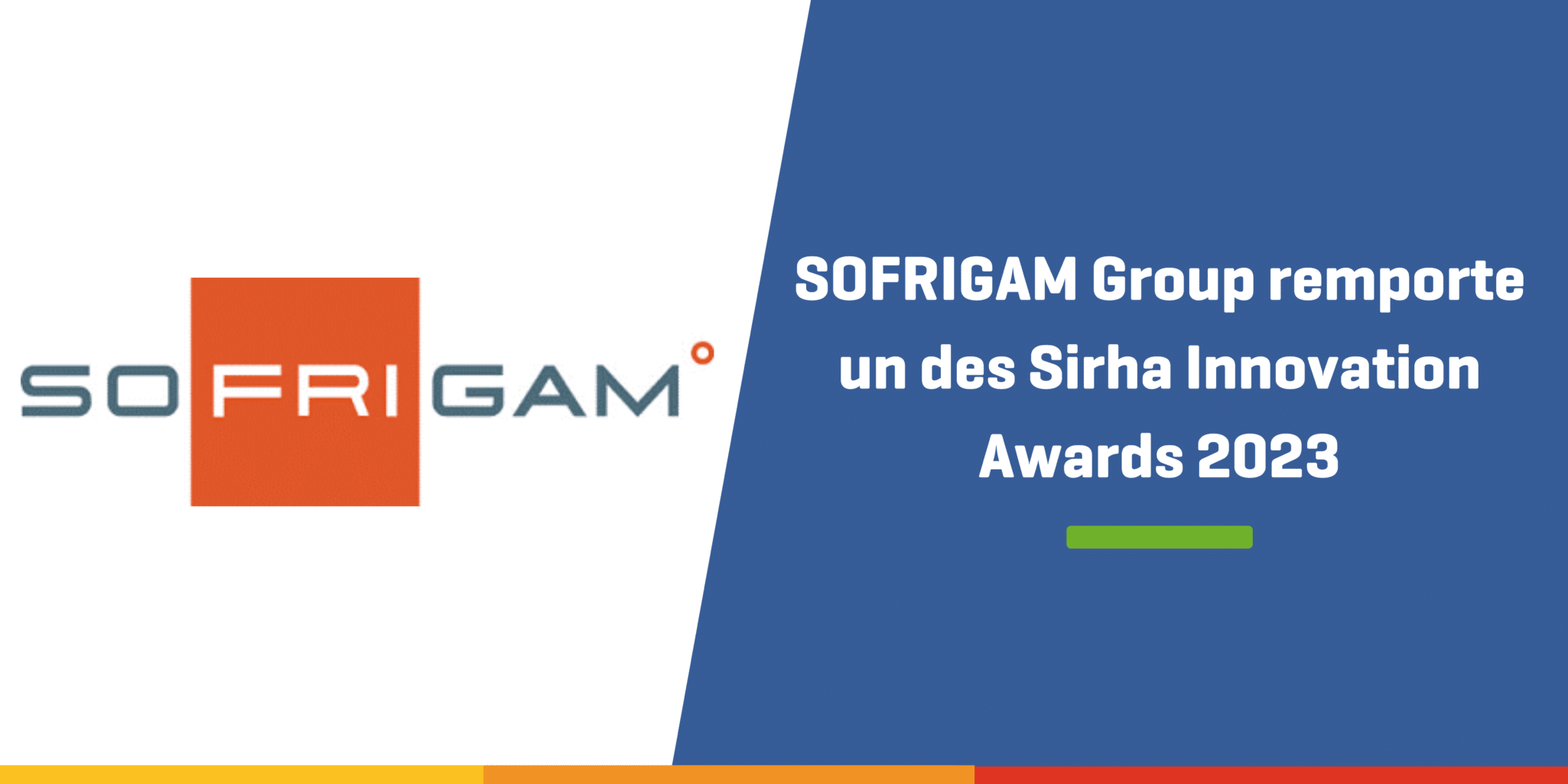 SOFRIGAM Group remporte un des Sirha Innovation Awards 2023 - Clubster NSL