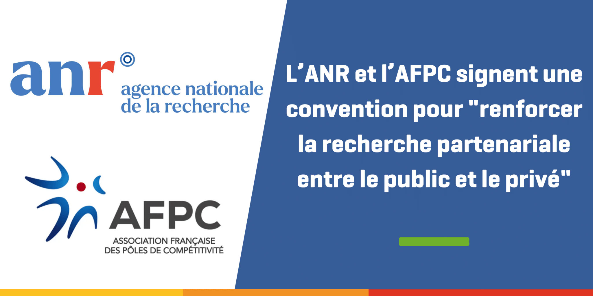 L’ANR et l’AFPC signent une convention pour "renforcer la recherche ...